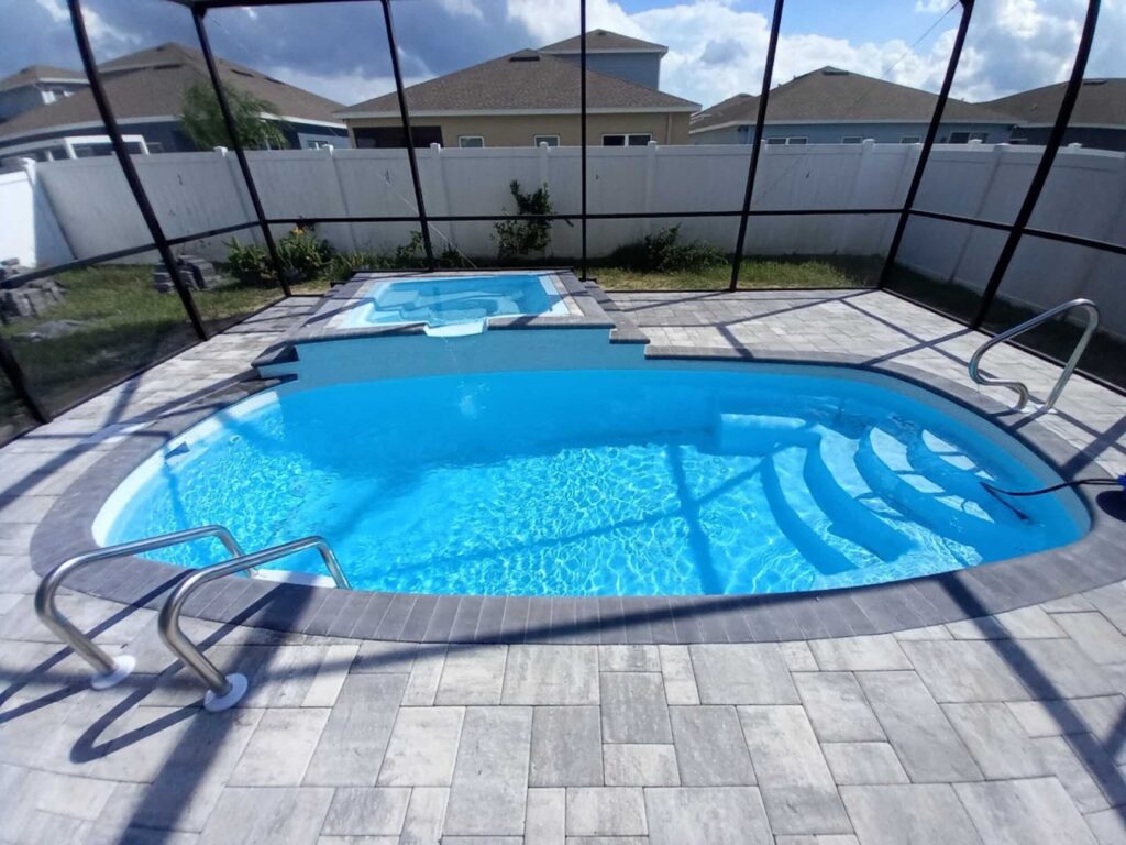 Fiesta - 18’9″x8’10″x3-5′ - Pettit Fiberglass Pools Tampa Bay
